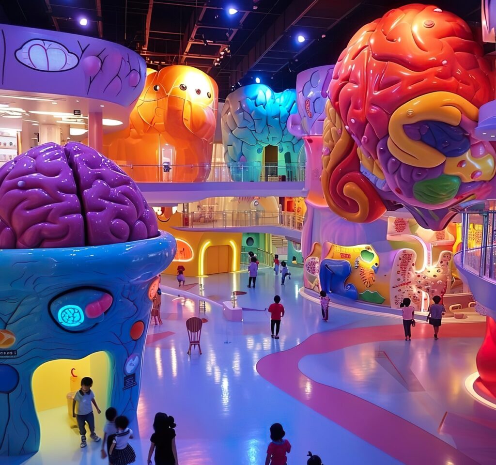 Giant Brain Prop - WhiteClouds