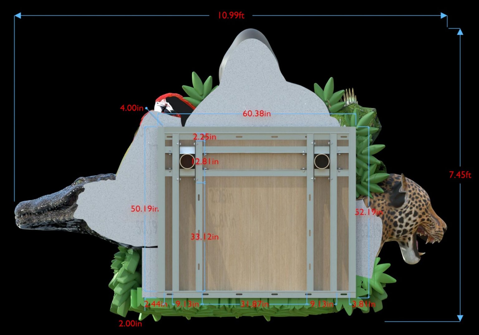 Sculpting a Rainforest Cafe Sign for Disney's Animal Kingdom - WhiteClouds