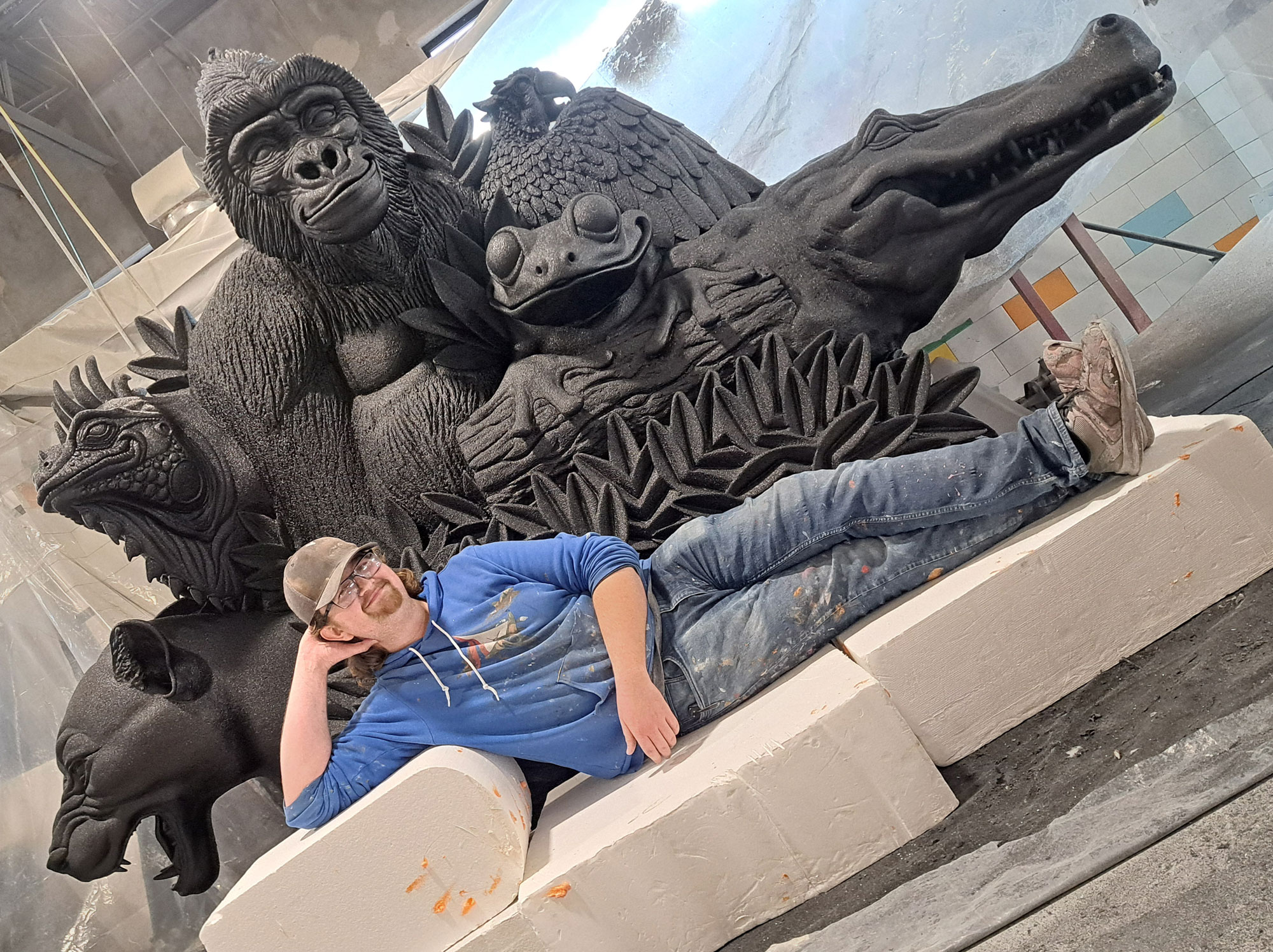 Sculpting a Rainforest Cafe Sign for Disney's Animal Kingdom - WhiteClouds