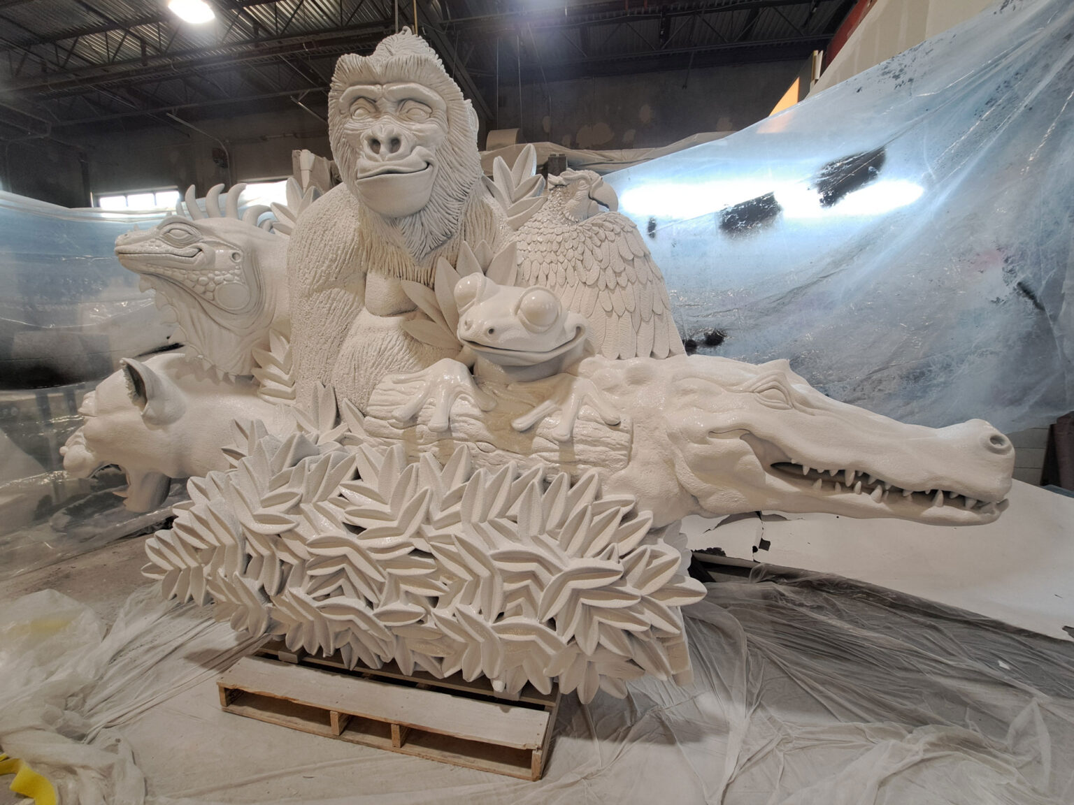 Sculpting a Rainforest Cafe Sign for Disney's Animal Kingdom - WhiteClouds