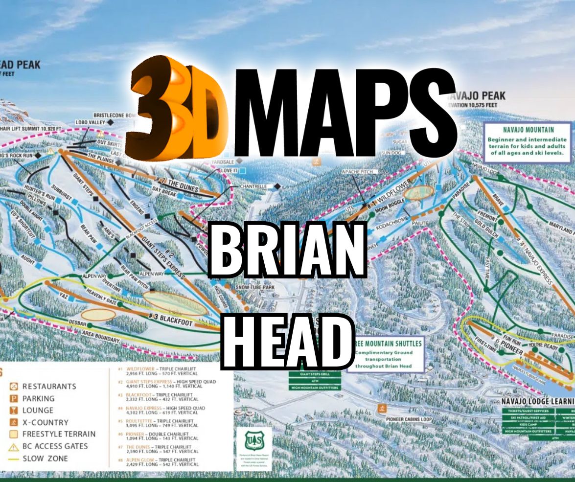 Brian Head 3D Maps - WhiteClouds