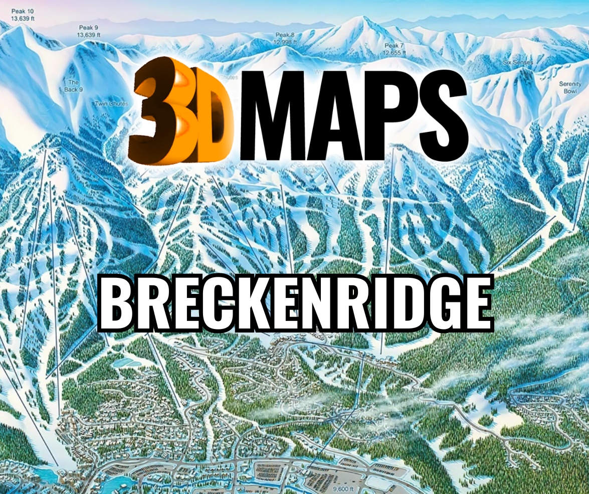 Breckenridge 3D Maps - WhiteClouds