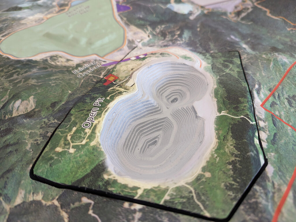 Canadian Mining Topographical Model - WhiteClouds