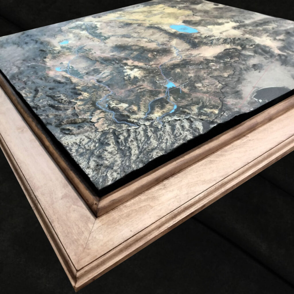 Walker Basin Conservancy 3D Watershed Map - WhiteClouds