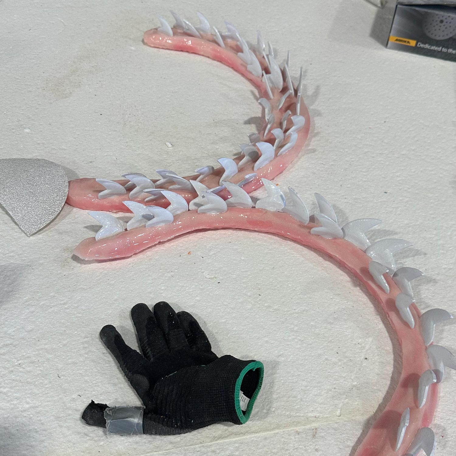 Sculpting the Tiger Shark Amusement Park Prop for Six Flags New England ...