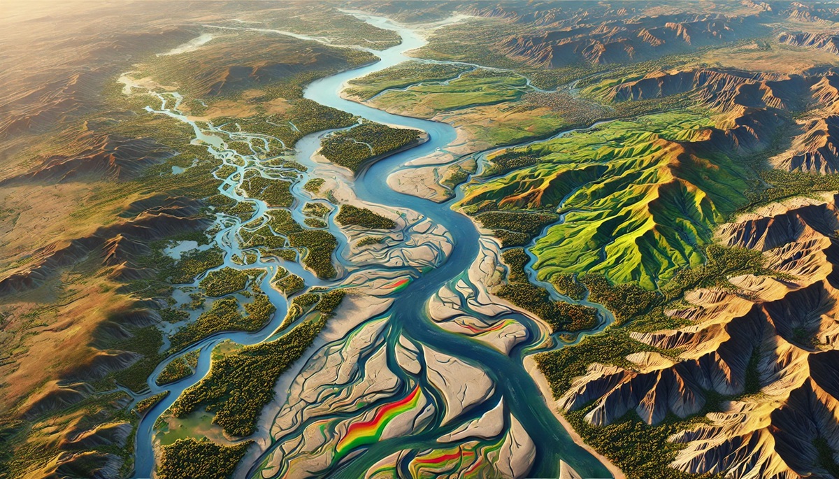 Zambezi River Watershed Map - WhiteClouds
