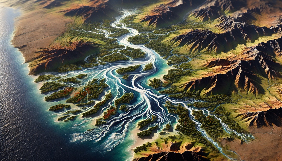 Botswana Watershed Maps - WhiteClouds