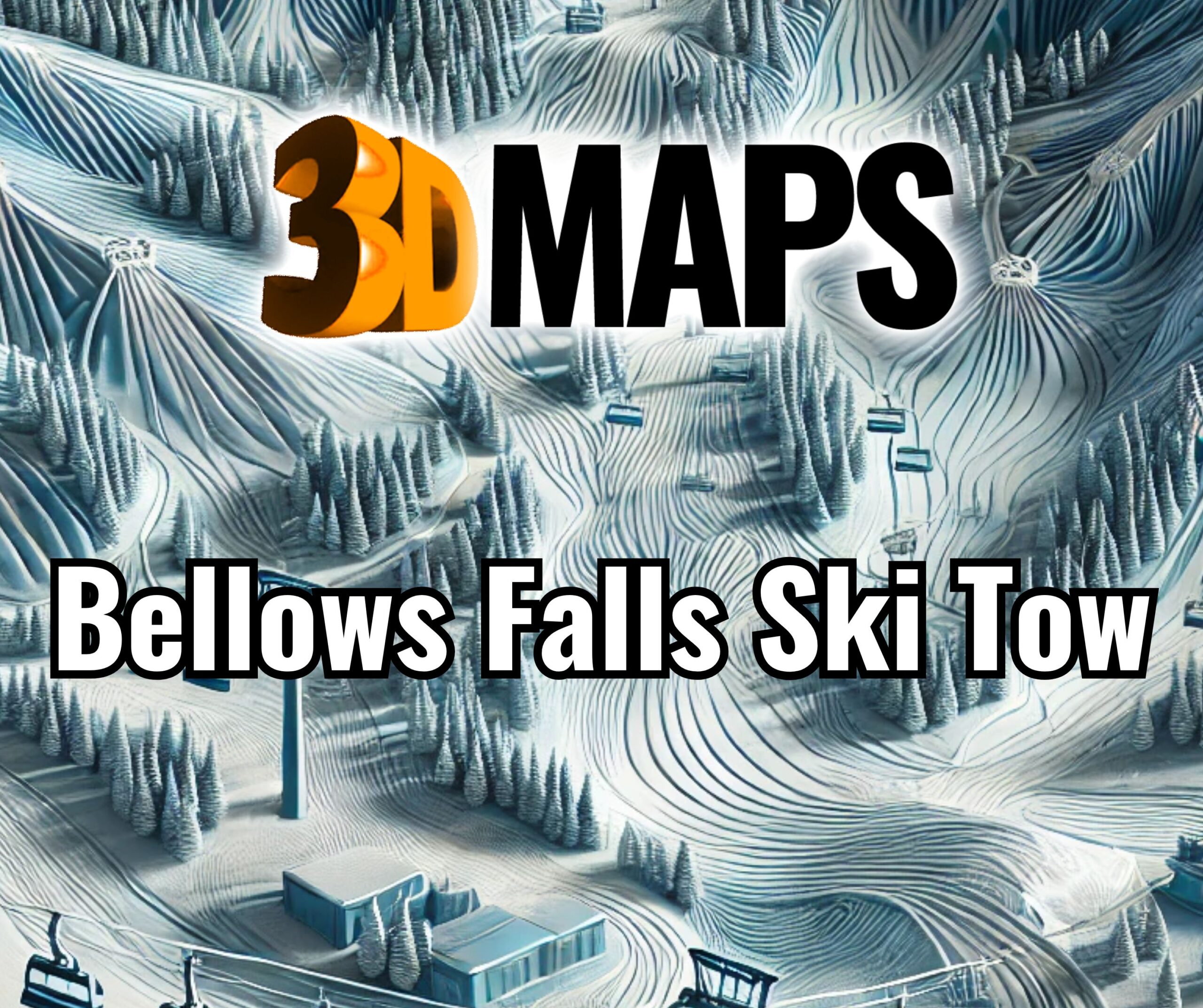 Bellows Falls Ski Tow 3D Maps - WhiteClouds