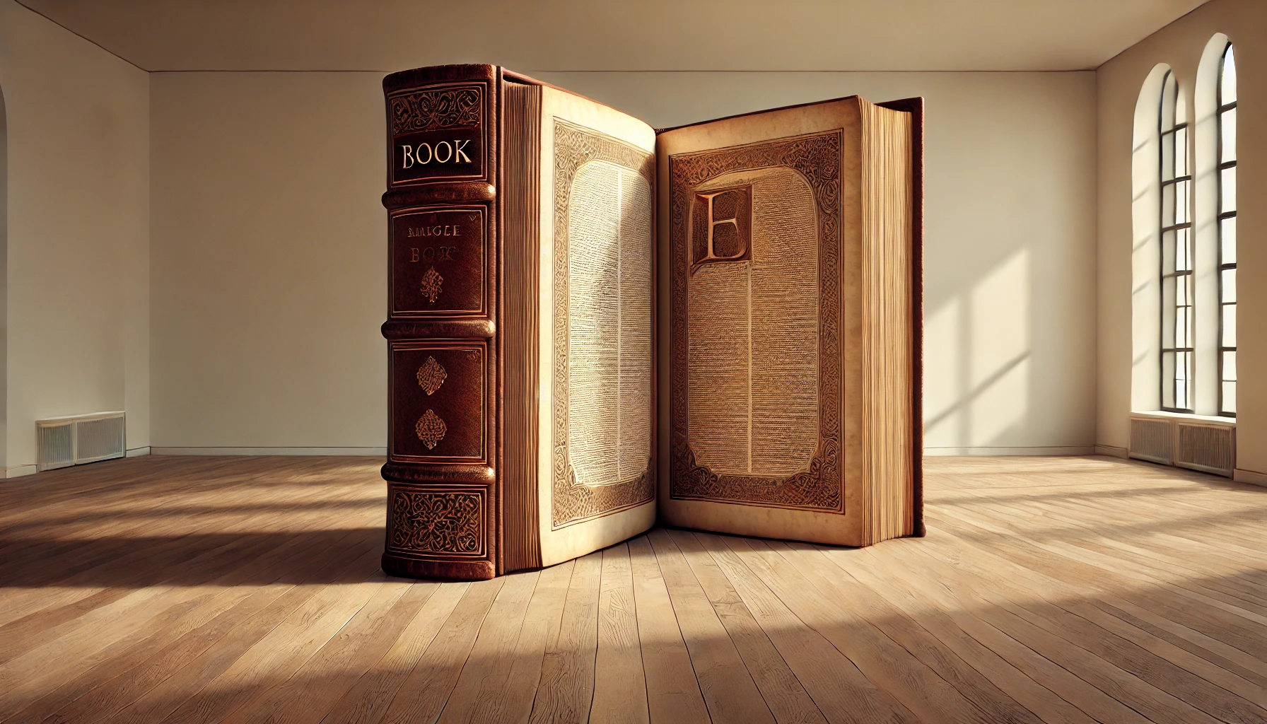 Giant Book Prop - WhiteClouds