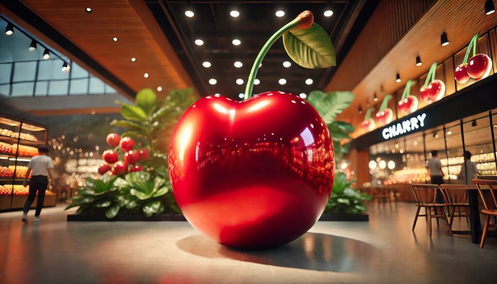 Giant Cherry Prop - WhiteClouds