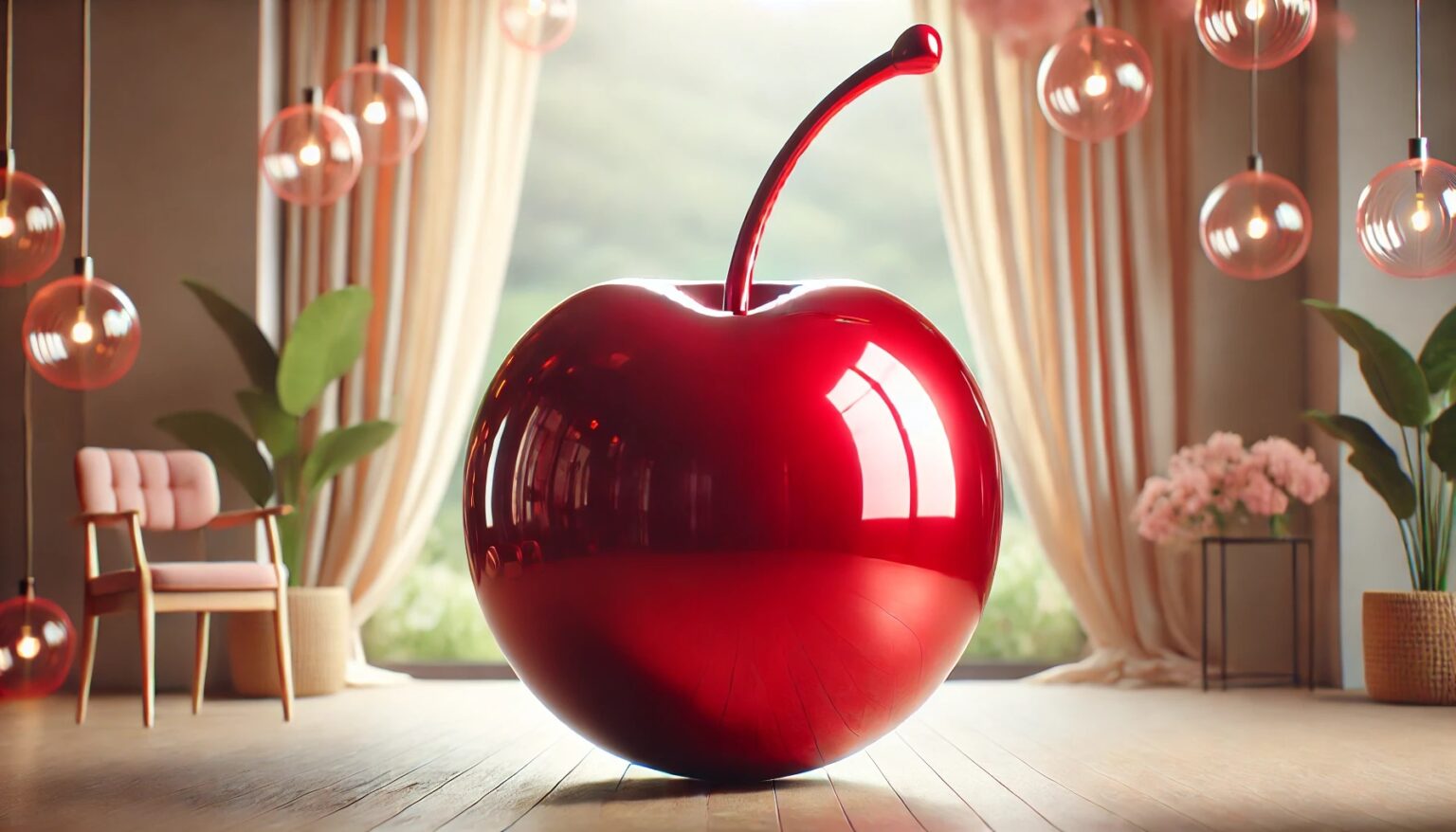 Giant Cherry Prop - WhiteClouds