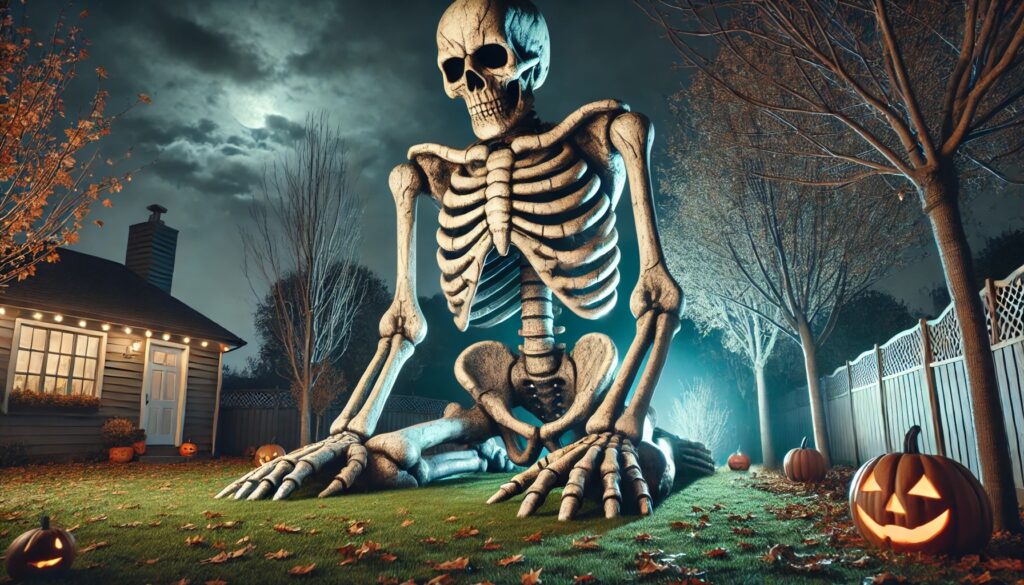 Giant Skeleton Halloween Prop - WhiteClouds