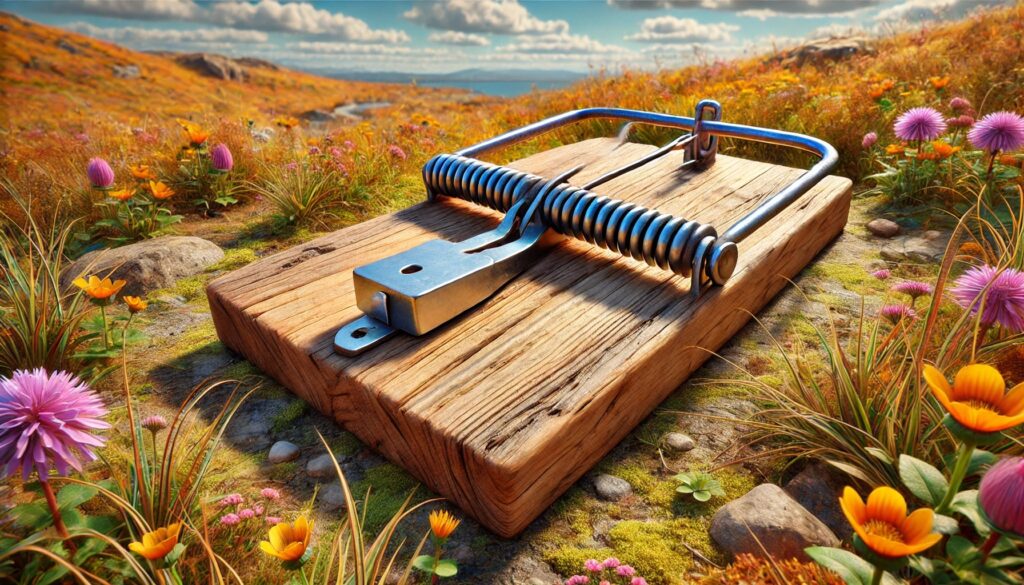 Giant Mouse Trap Prop - WhiteClouds