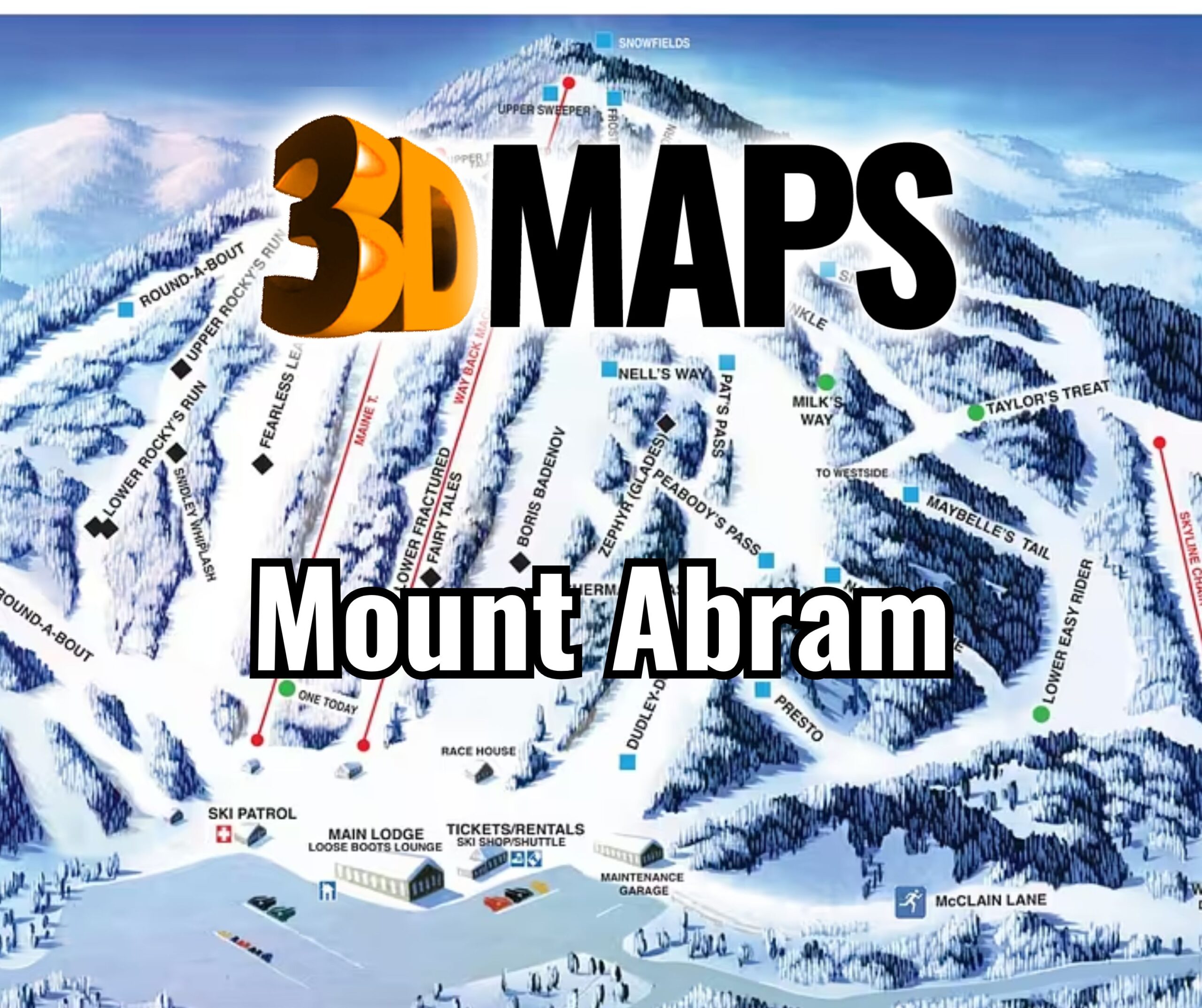 Mount Abram 3D Maps - WhiteClouds