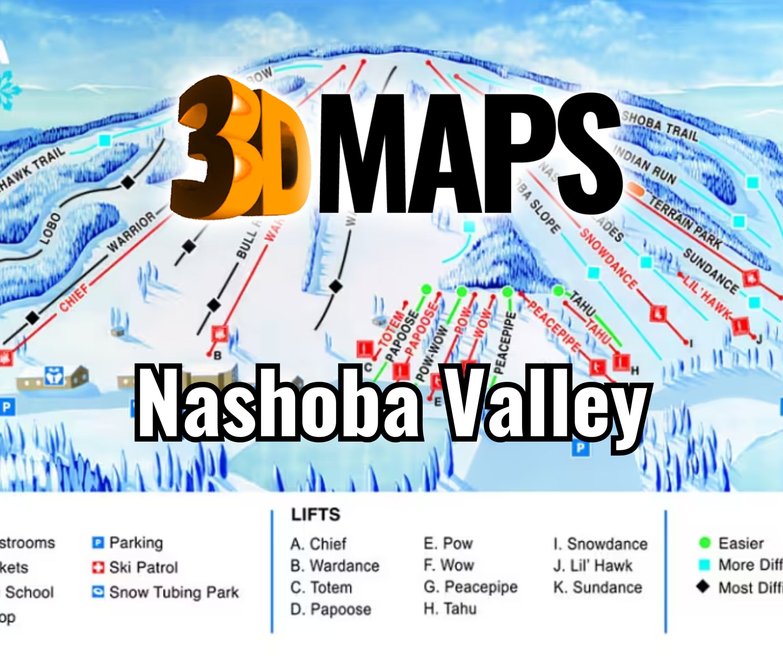 Nashoba Valley 3D Maps - WhiteClouds