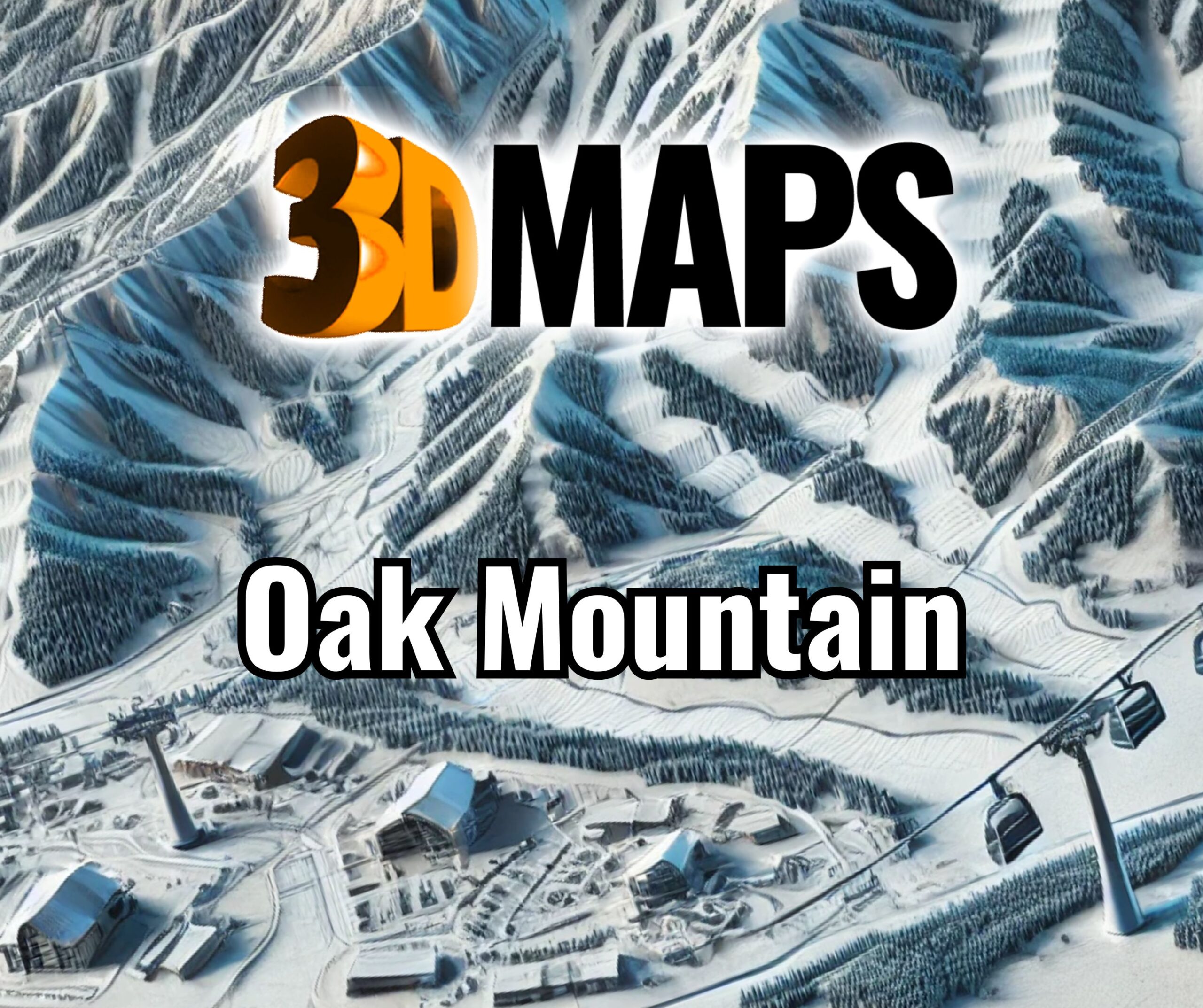 Oak Mountain 3D Maps - WhiteClouds