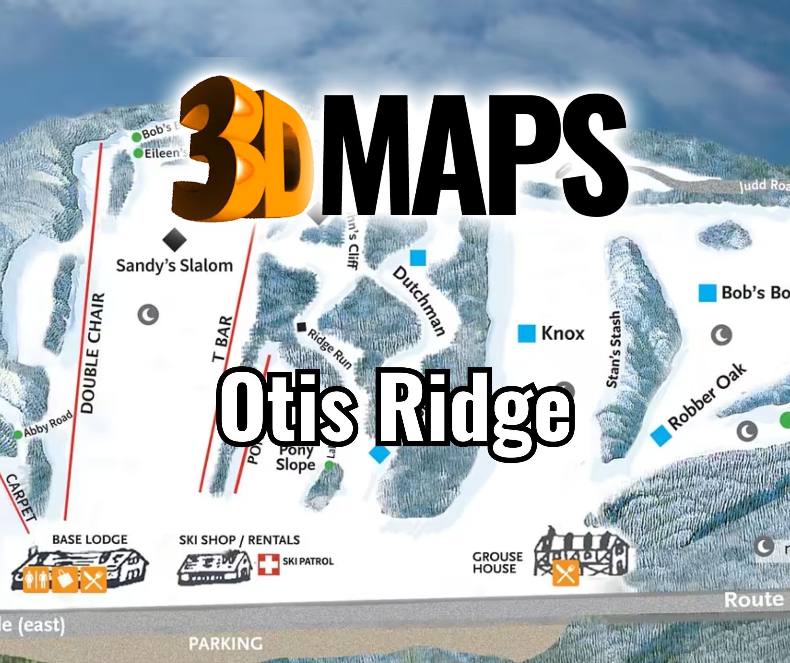 Otis Ridge 3D Maps - WhiteClouds