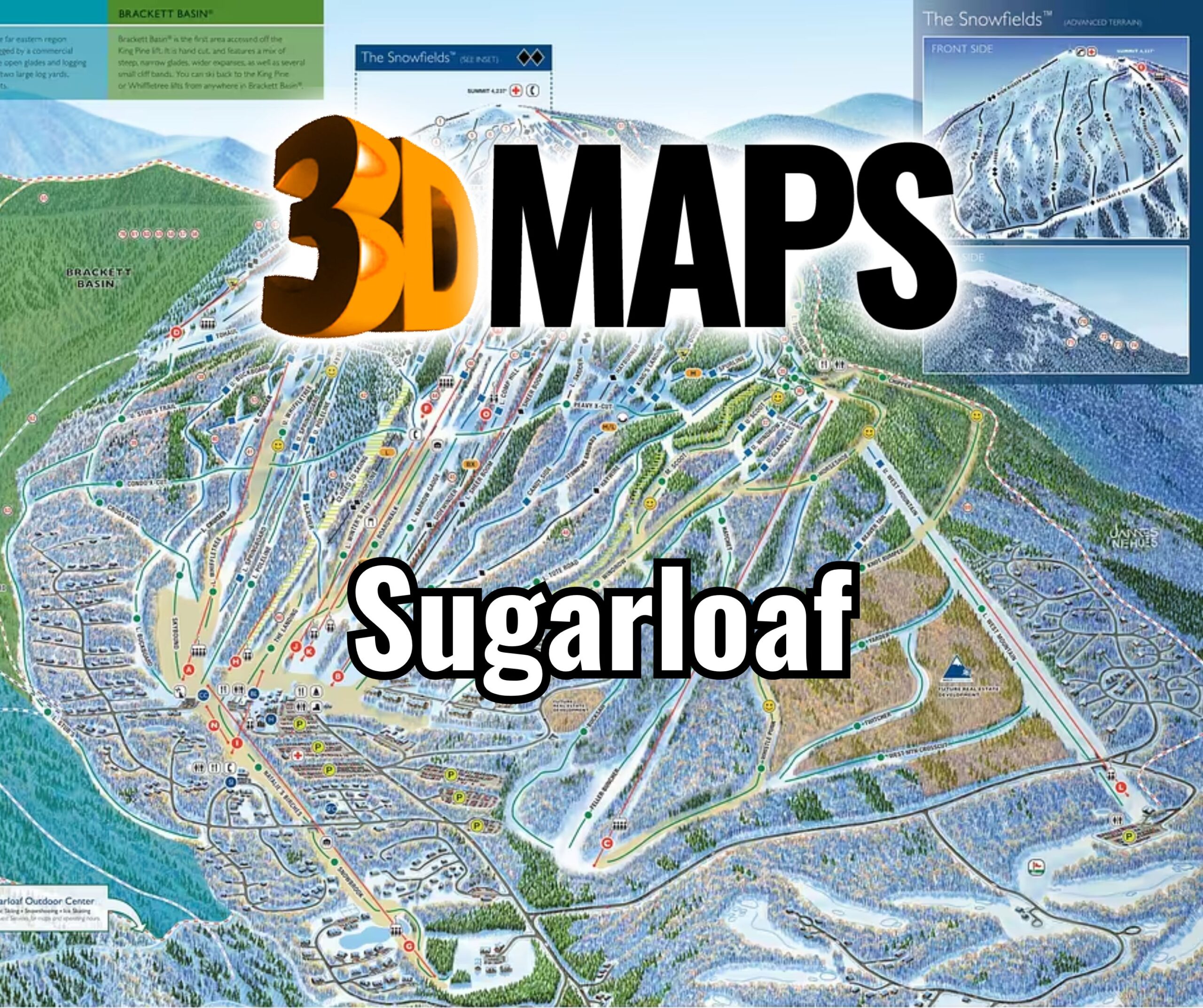 Sugarloaf 3D Maps - WhiteClouds