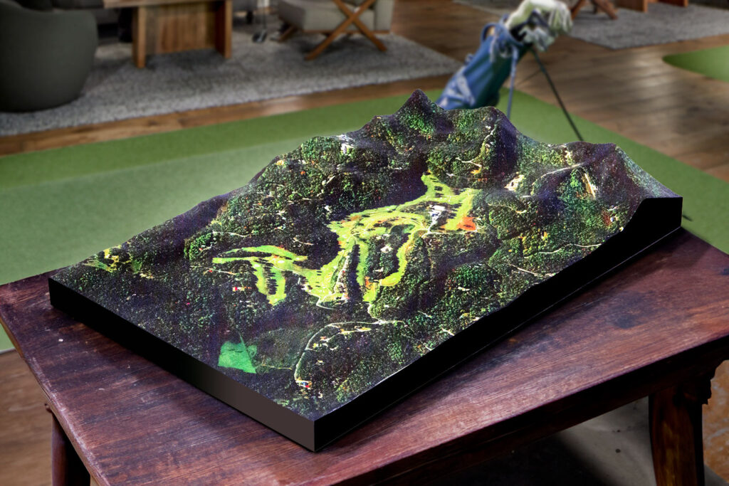 Golf Course Topographical 3D Maps - WhiteClouds