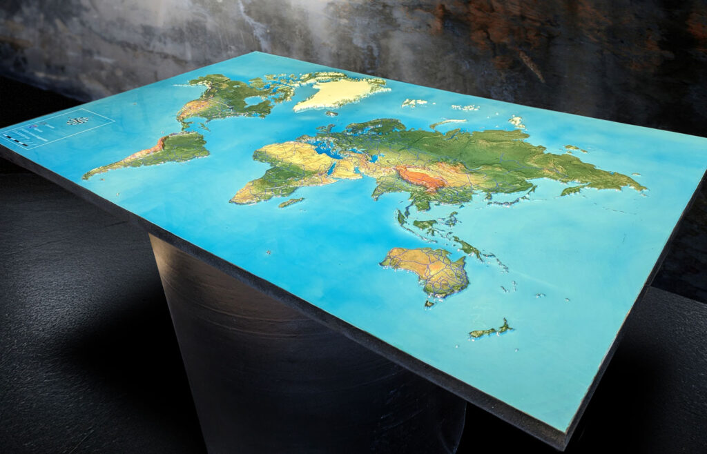 3D Map of the World - WhiteClouds