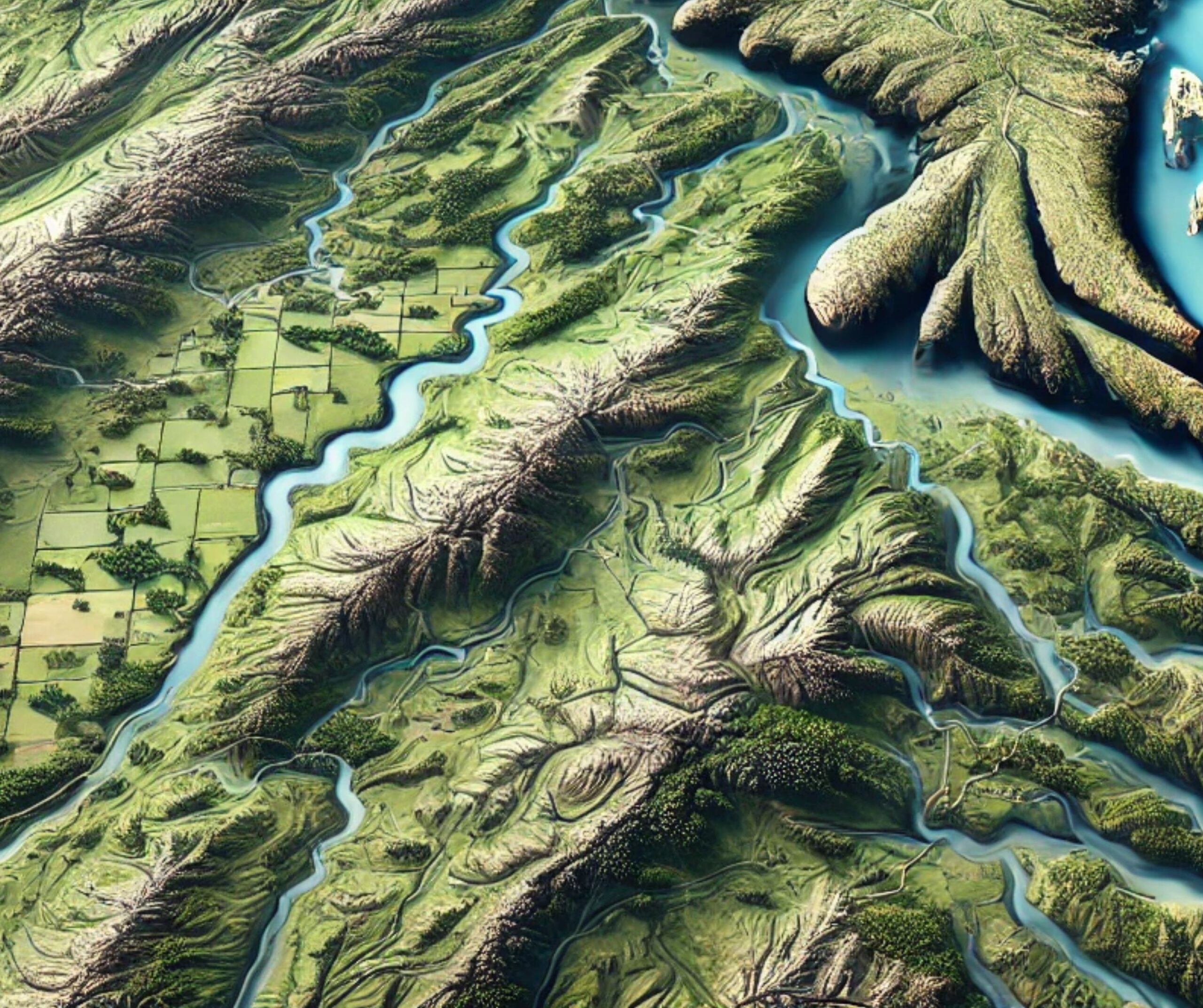 Delaware Topo Map - WhiteClouds