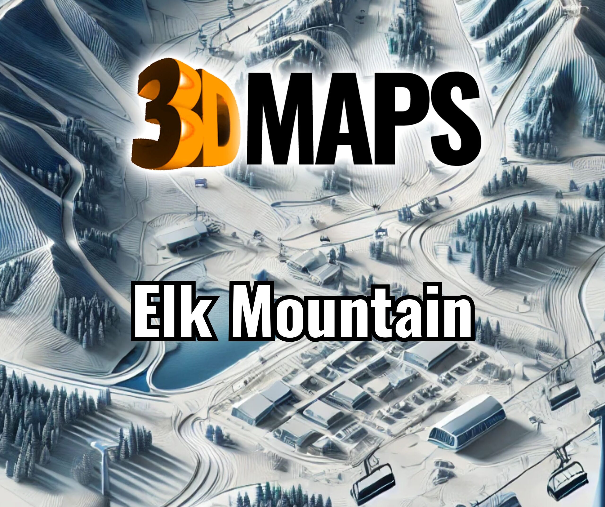 Elk Mountain 3D Maps - WhiteClouds