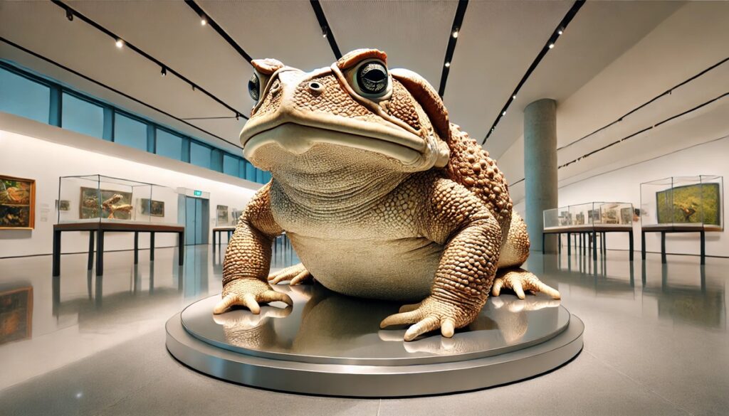 Giant Cane Toad Silicone Prop - WhiteClouds