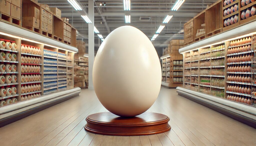 Giant Egg Prop - WhiteClouds