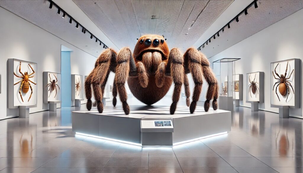 Giant Jumping Spider Prop - WhiteClouds