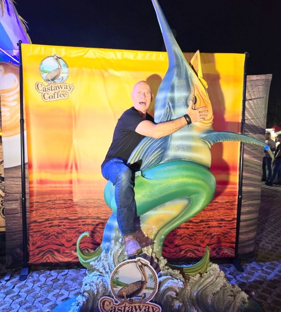 Giant Marlin Photo-Op Prop - WhiteClouds