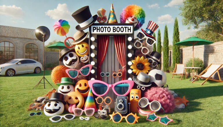 Giant Photo Booth Props - WhiteClouds