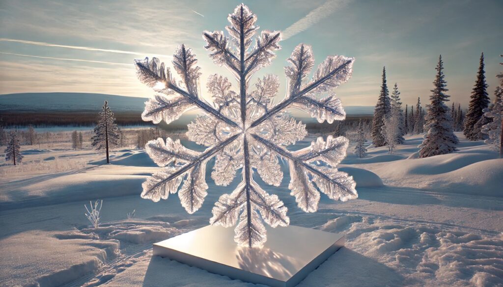 Giant Snowflake Prop - WhiteClouds