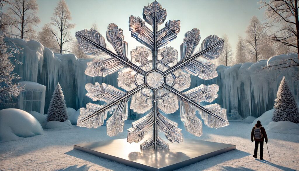 Giant Snowflake Prop - WhiteClouds