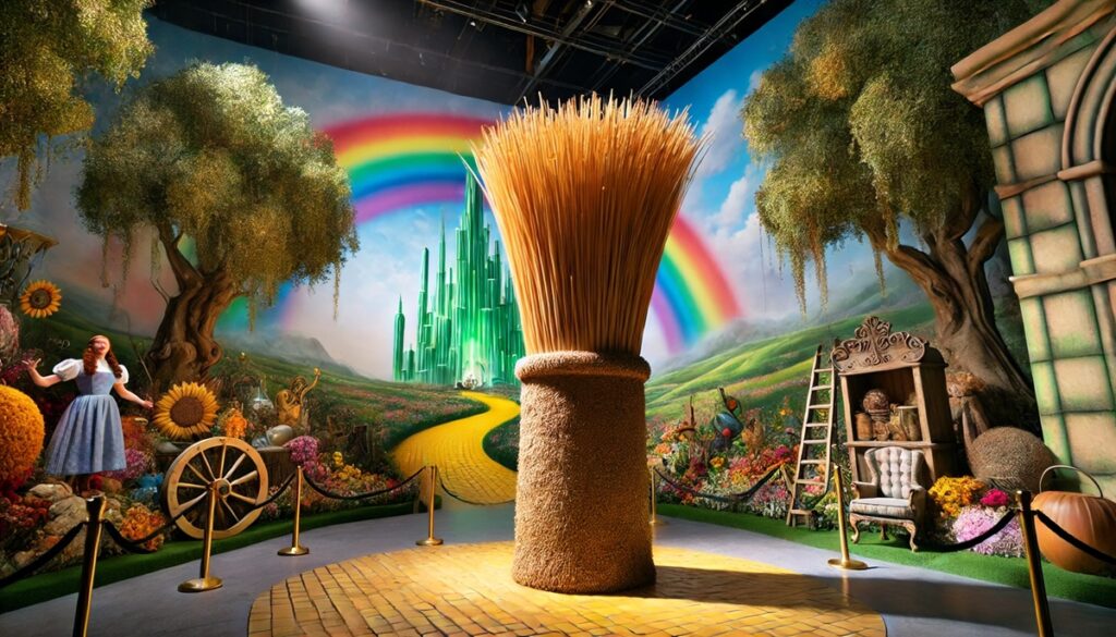 Giant Straw Prop - WhiteClouds