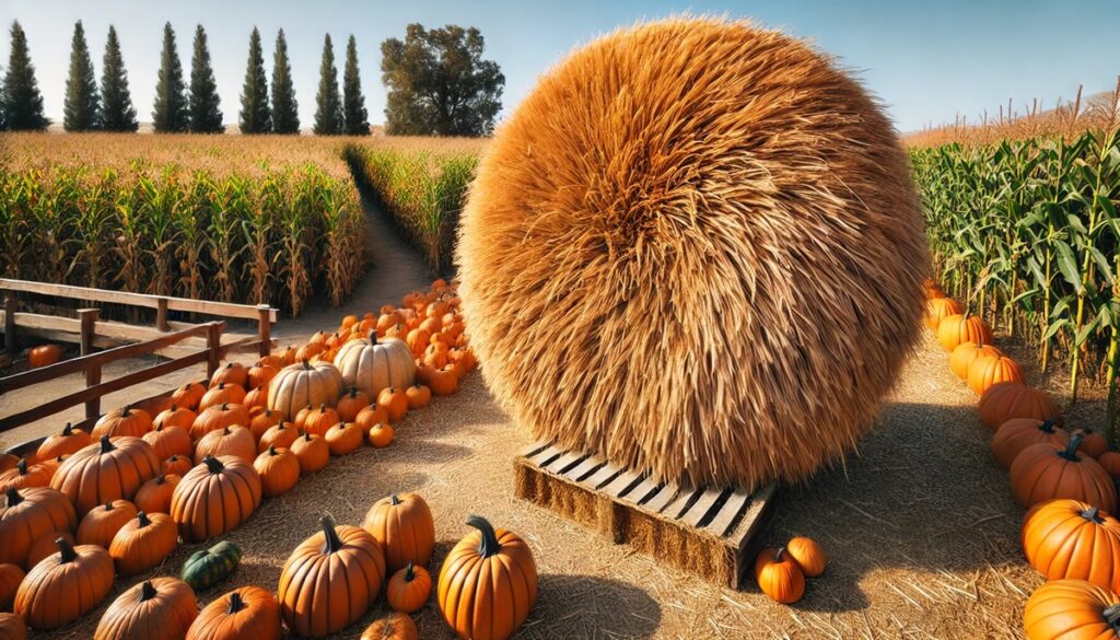 Giant Straw Prop - WhiteClouds