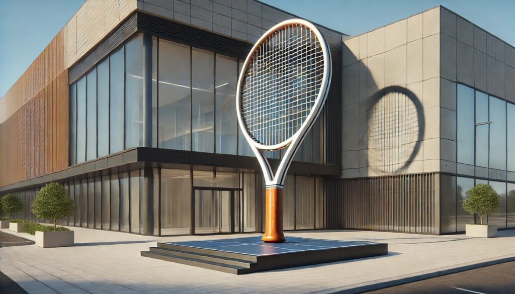 Giant Tennis Racket Prop - WhiteClouds