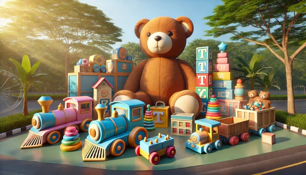 Giant Toy Props - WhiteClouds