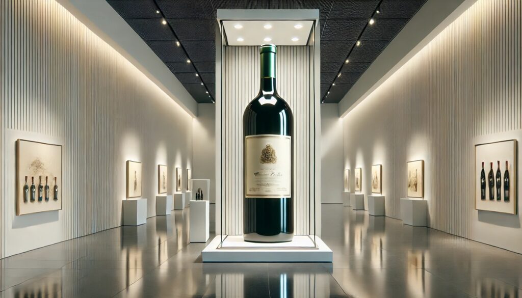 Giant Wine Bottle Prop - WhiteClouds