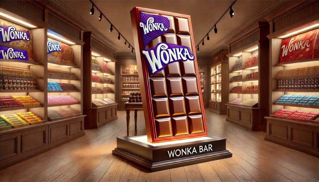 Giant Wonka Bar Prop - WhiteClouds
