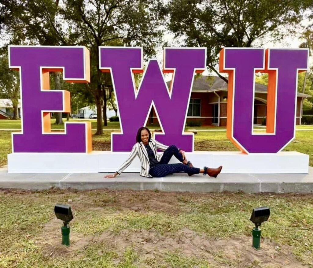 Edward Waters Outdoor Metal Letters - WhiteClouds