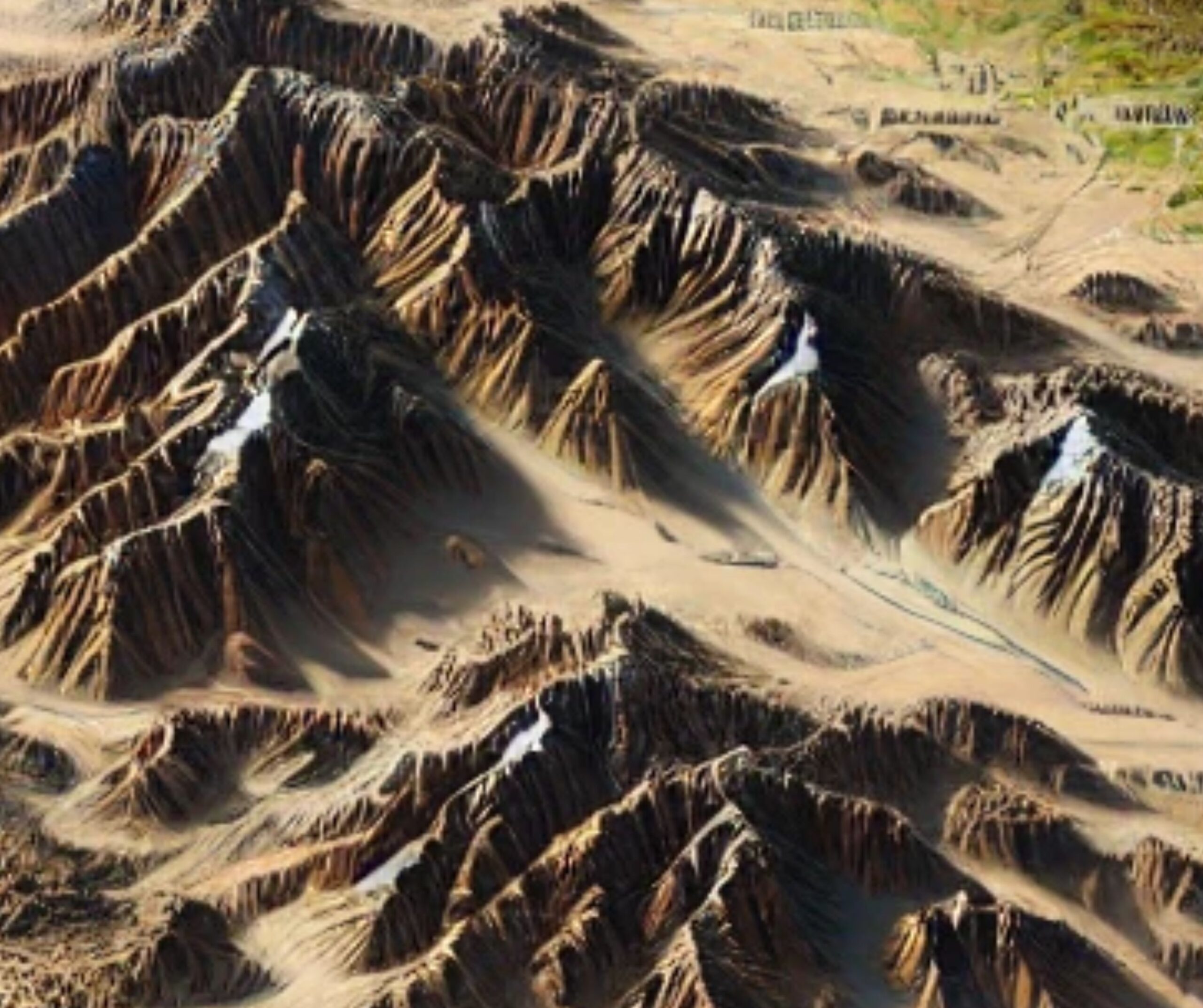 Israel Topo Map - WhiteClouds