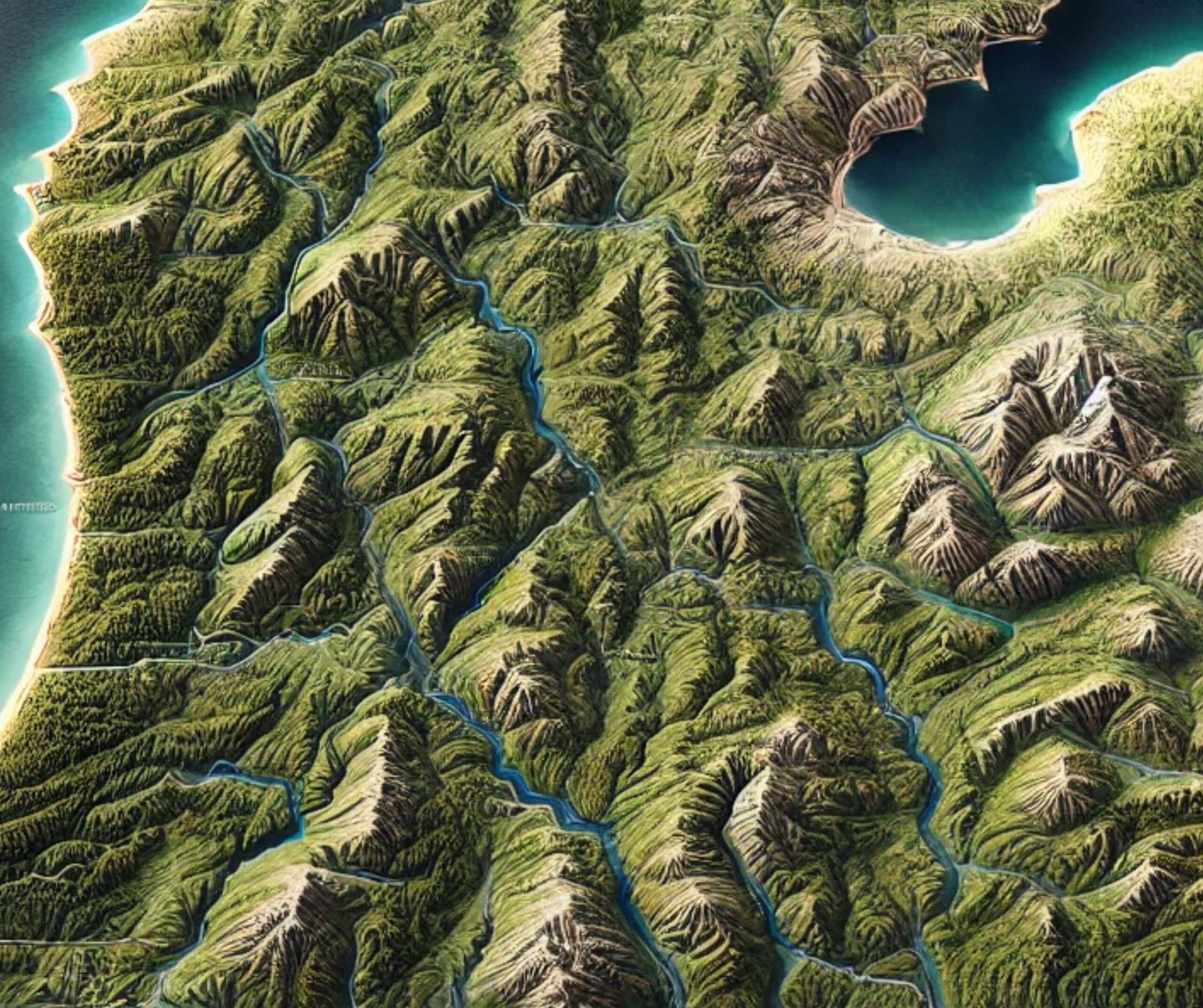 Michigan Topo Map - WhiteClouds