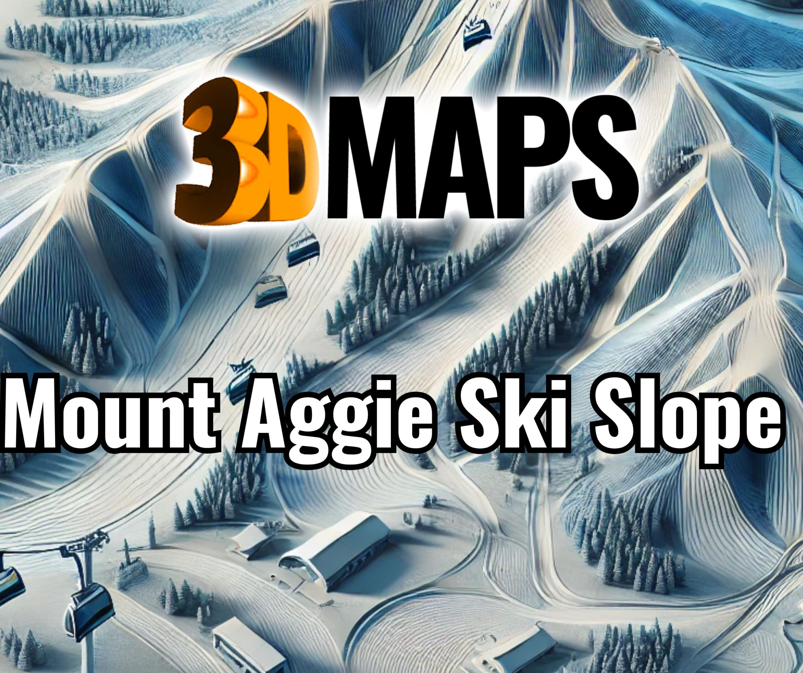 Mount Aggie Ski Slope 3D Maps - WhiteClouds