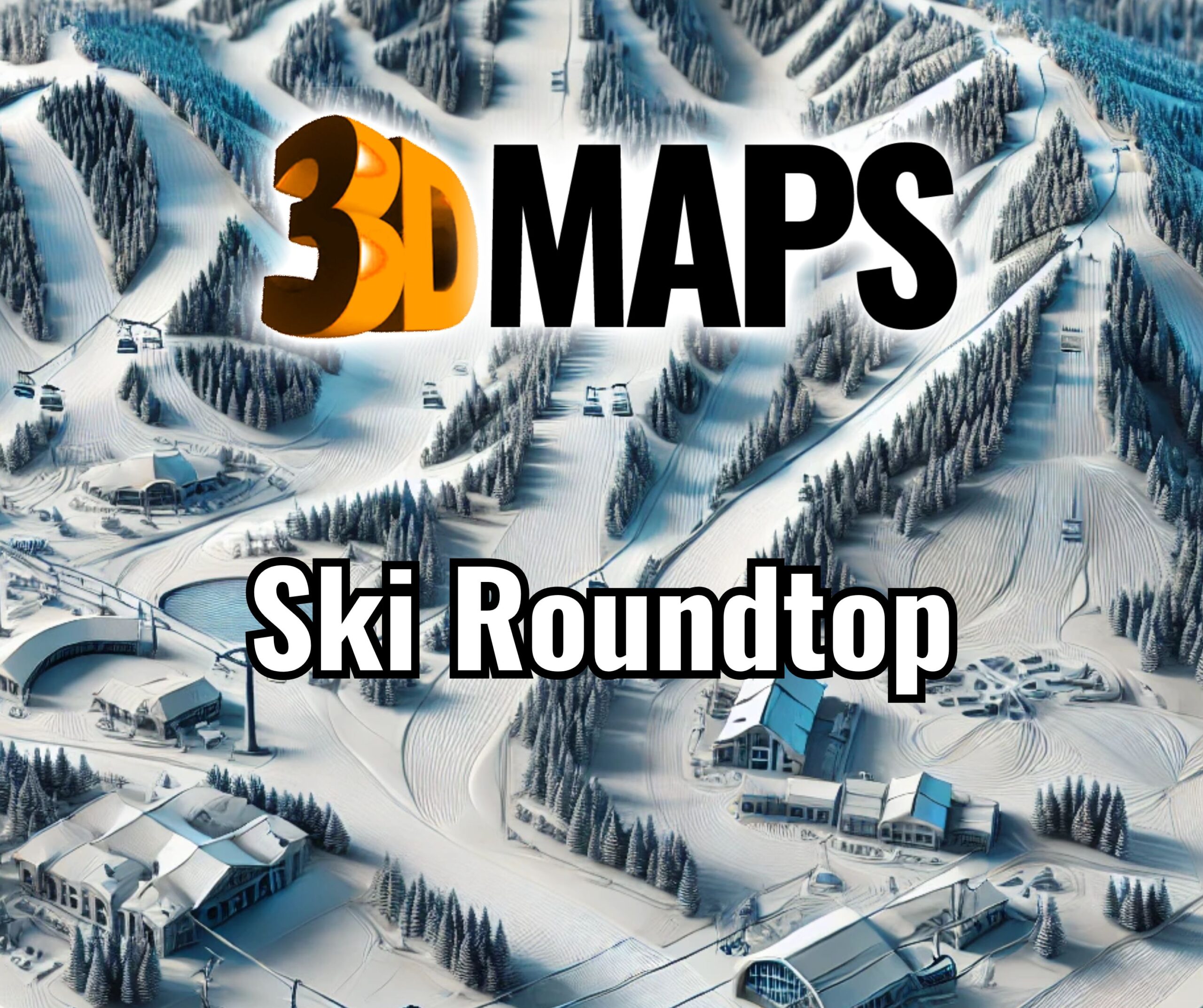 Ski Roundtop 3D Maps - WhiteClouds