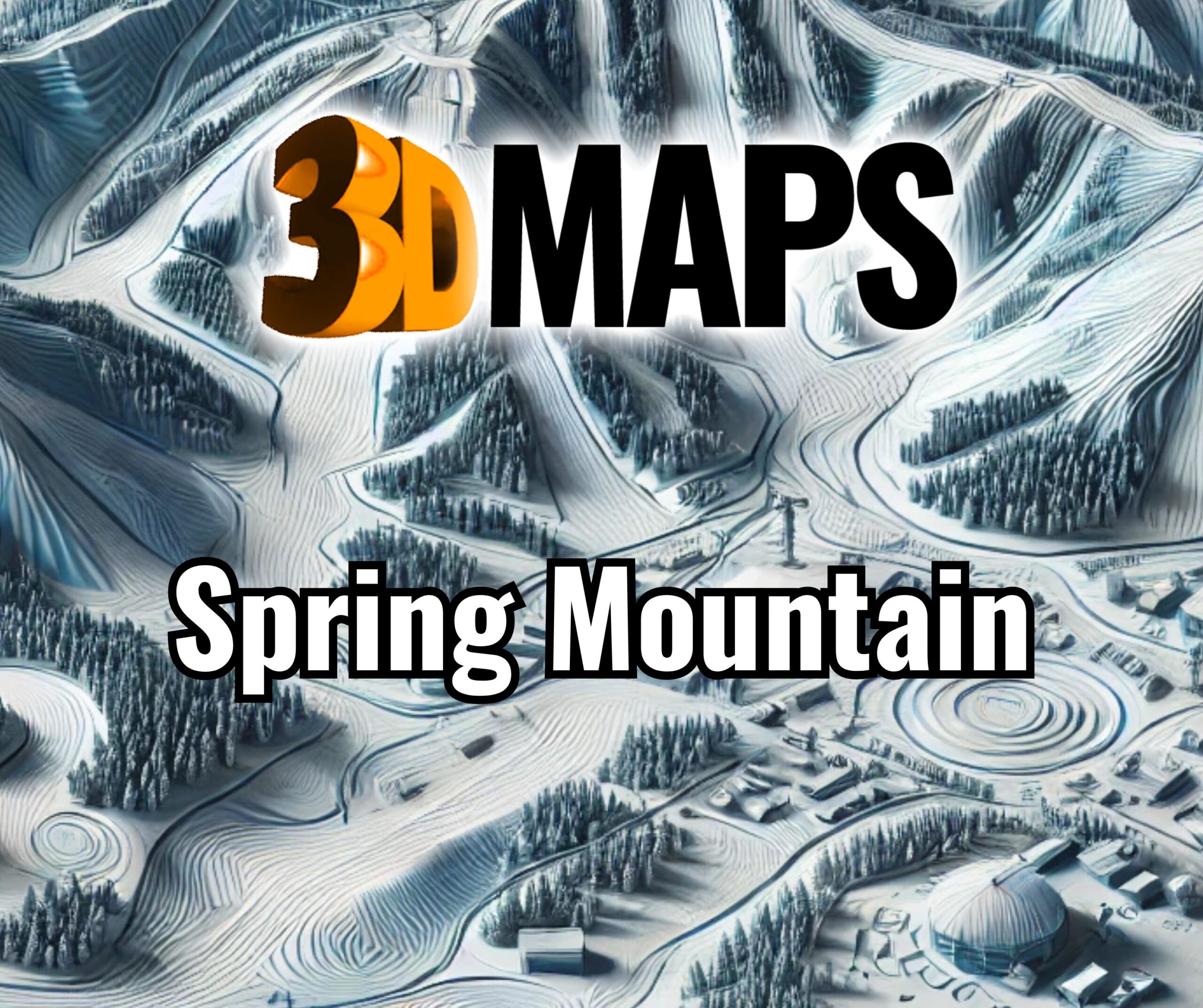 Spring Mountain 3D Maps - WhiteClouds