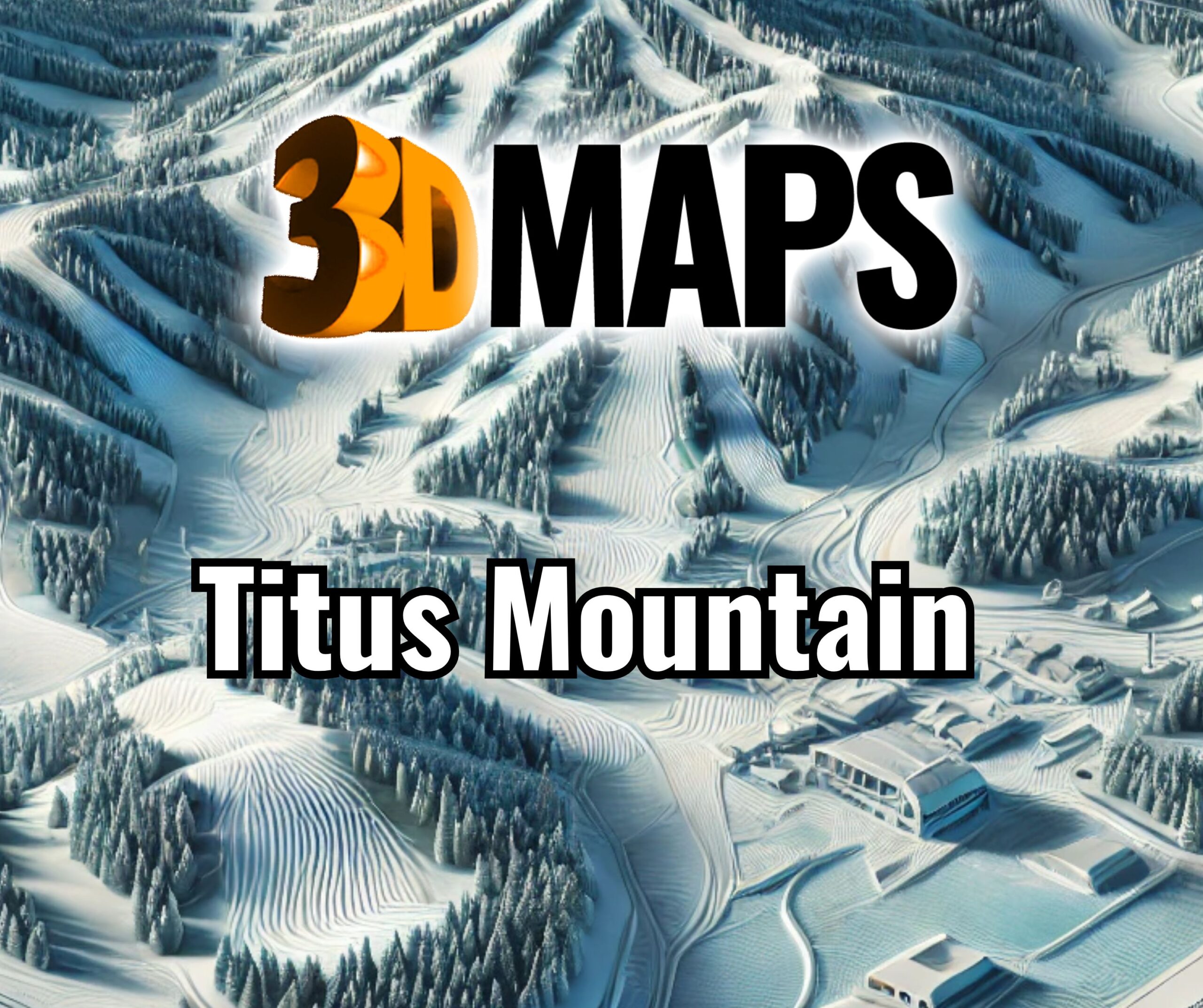 Titus Mountain 3D Maps - WhiteClouds