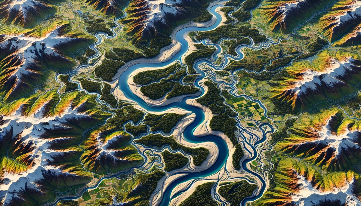 Cunene River Watershed Map - WhiteClouds