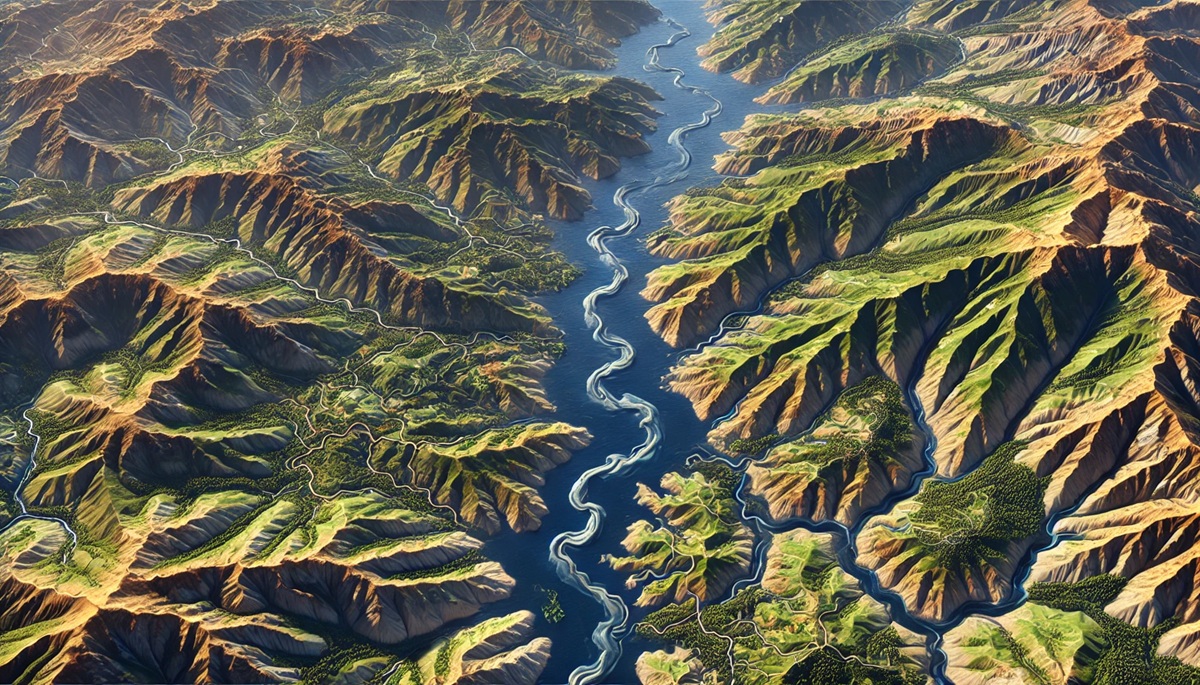 Douro River Watershed Map - WhiteClouds
