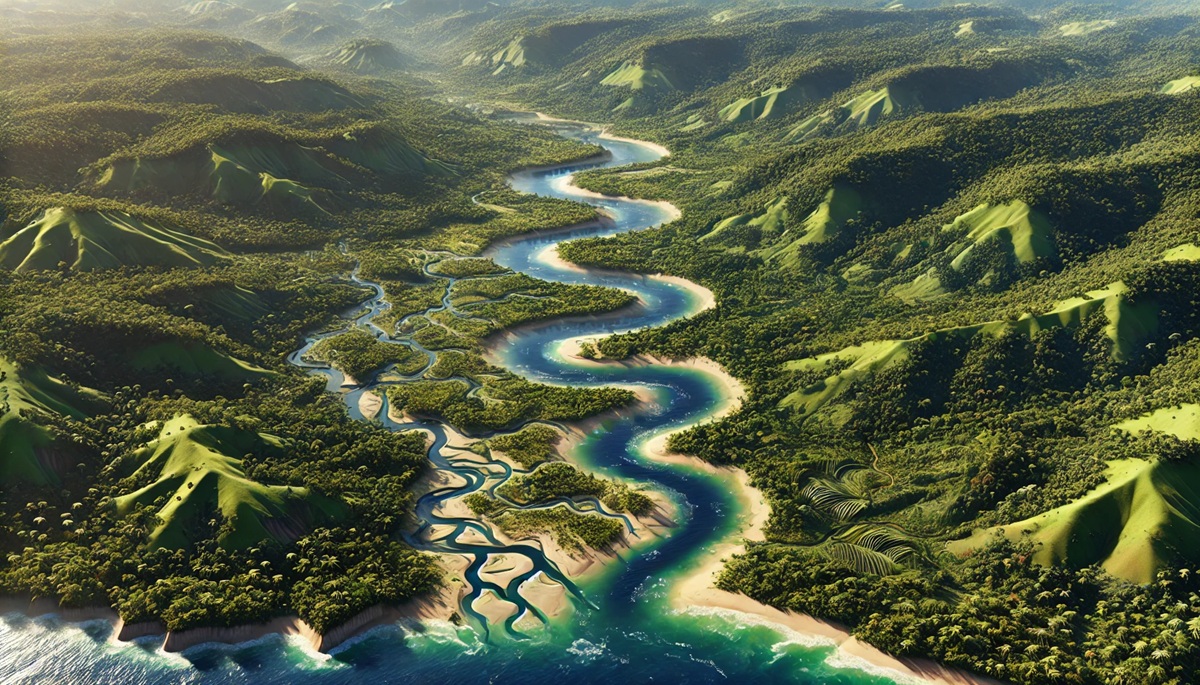 Essequibo River Watershed Map - WhiteClouds