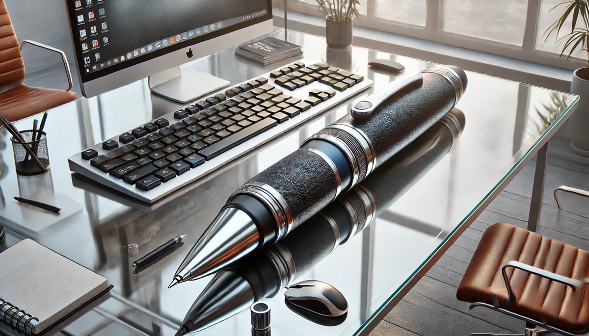 Giant Click Pen Prop - WhiteClouds